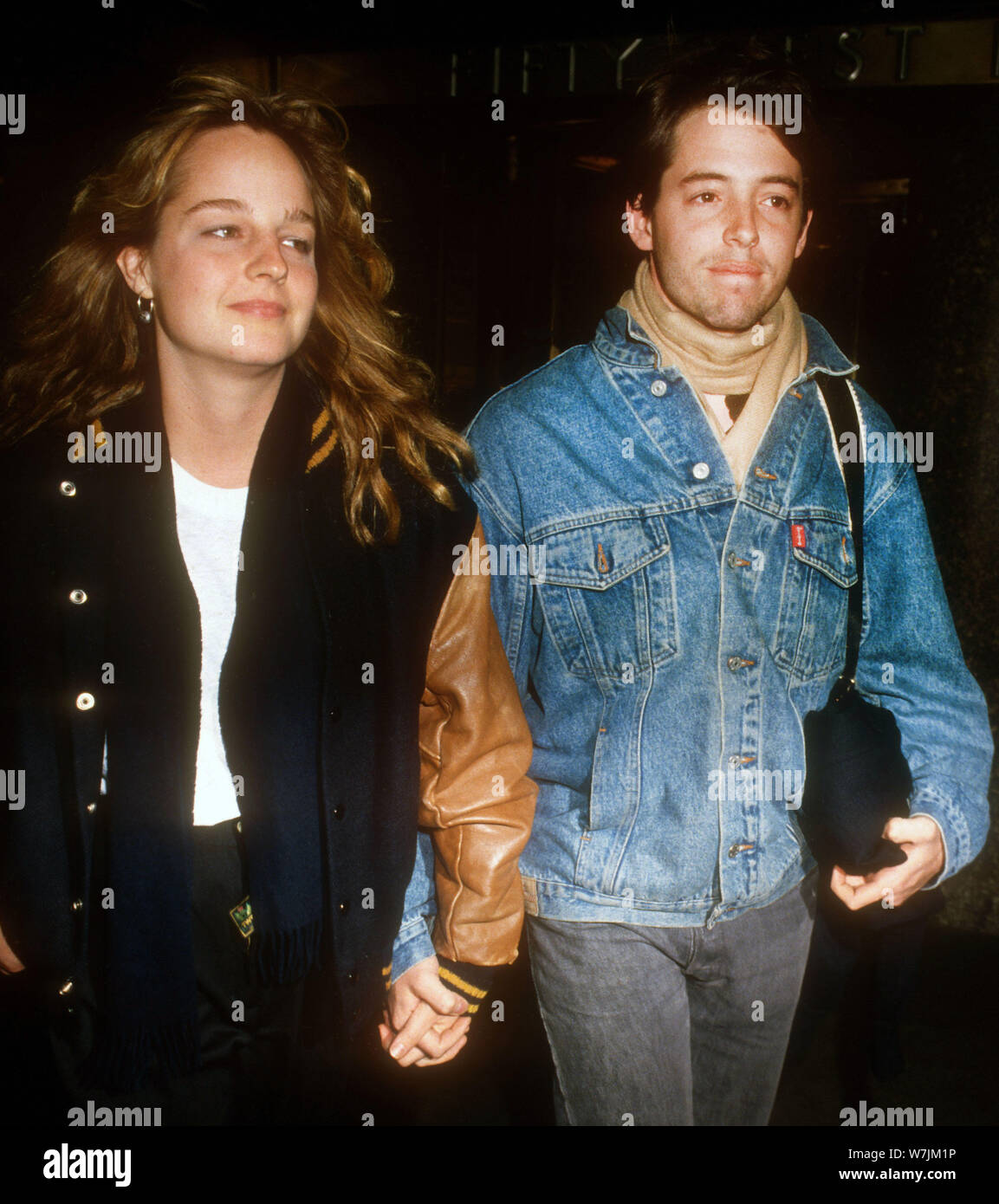 Helen Hunt, Matthew Broderick, 1987, Photo By Michael Ferguson ...