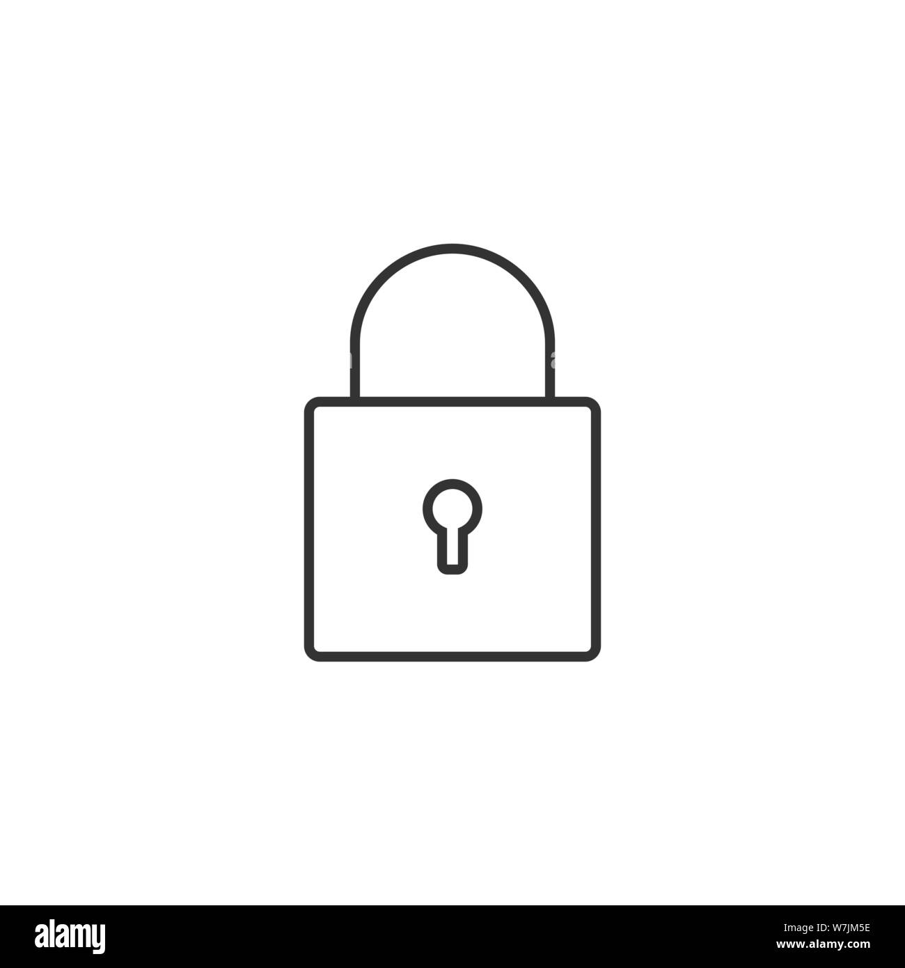 Vector illustration, flat design. Lock Encryption icon Stock Vector ...