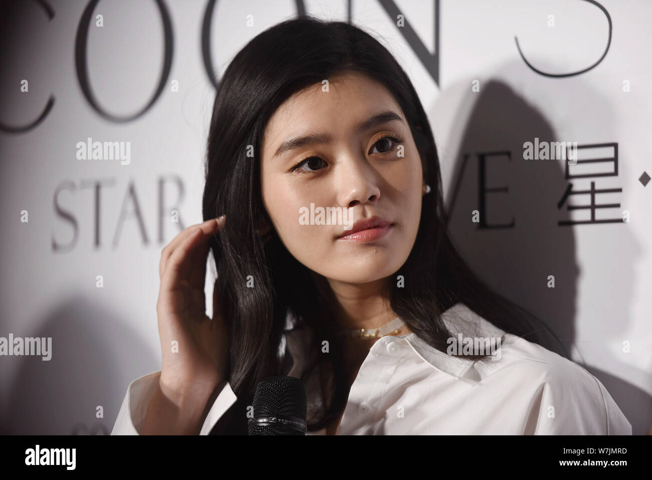 Chinese model Xi Mengyao, better known as Ming Xi, a attends a ...
