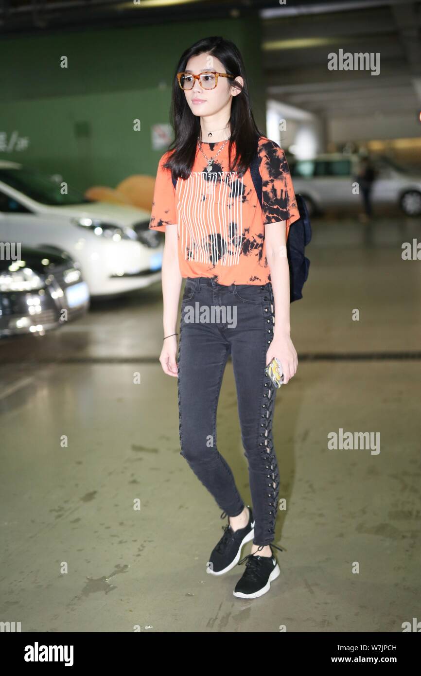 Chinese supermodel Xi Mengyao, better known as Ming Xi, is pictured at ...