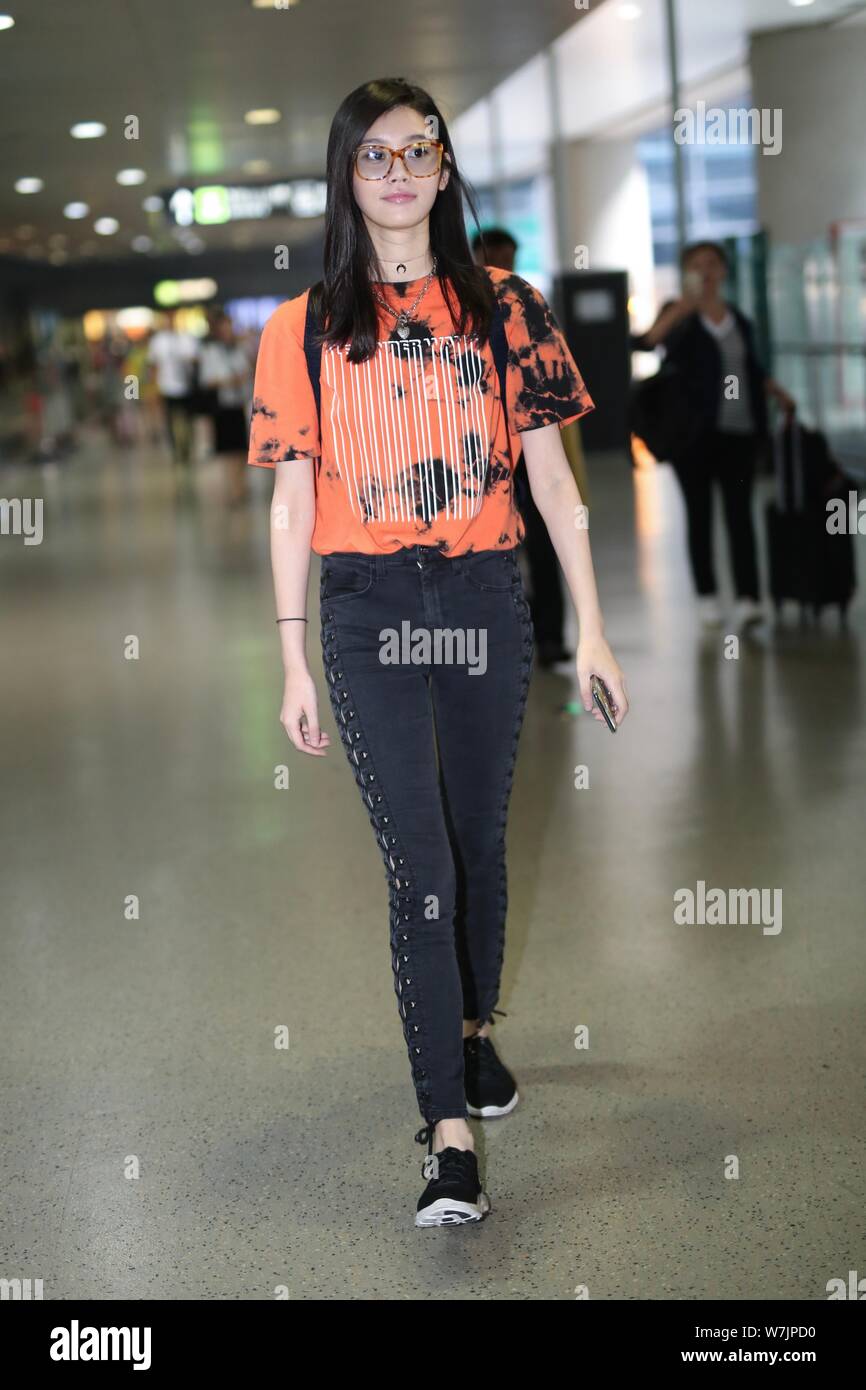 Chinese supermodel Xi Mengyao, better known as Ming Xi, is pictured at ...