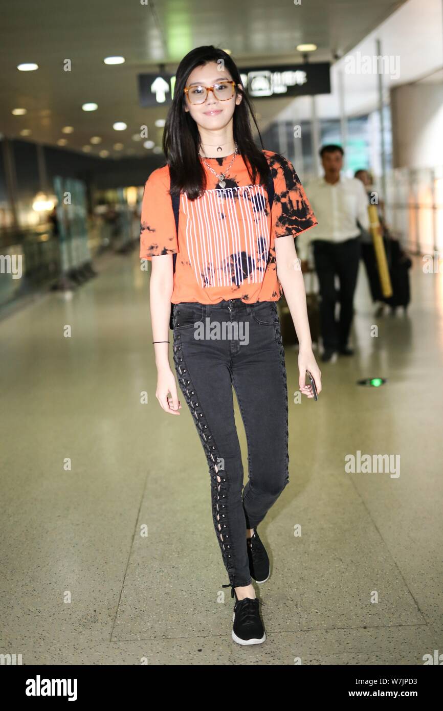 Chinese supermodel Xi Mengyao, better known as Ming Xi, is pictured at ...