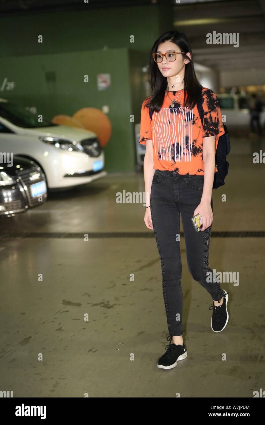 Chinese supermodel Xi Mengyao, better known as Ming Xi, is pictured at ...
