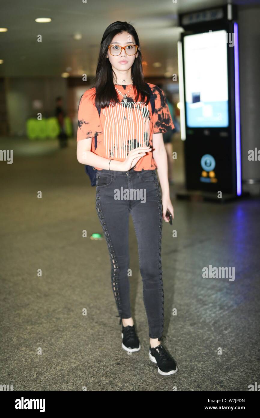 Chinese supermodel Xi Mengyao, better known as Ming Xi, is pictured at ...