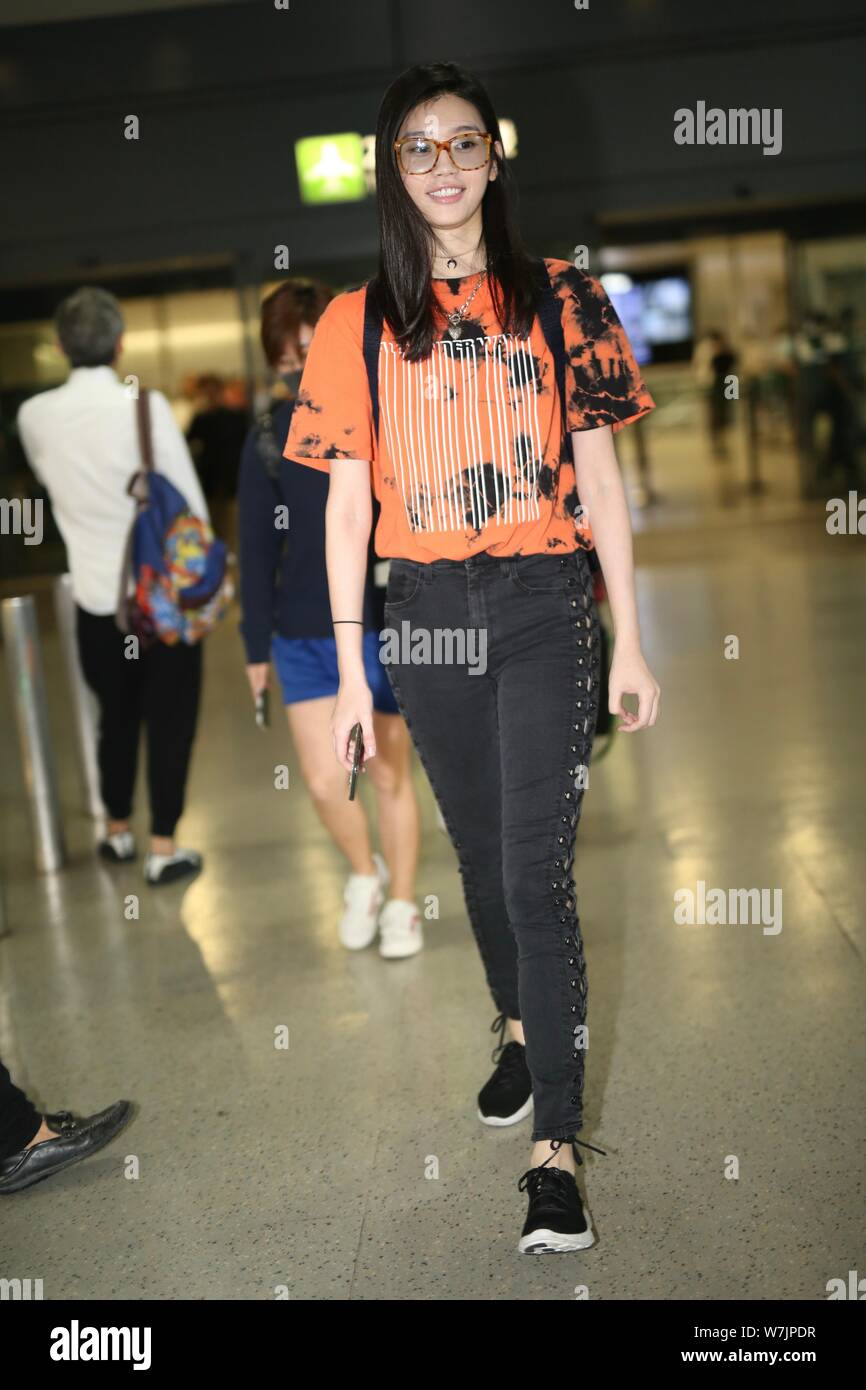 Chinese supermodel Xi Mengyao, better known as Ming Xi, is pictured at ...