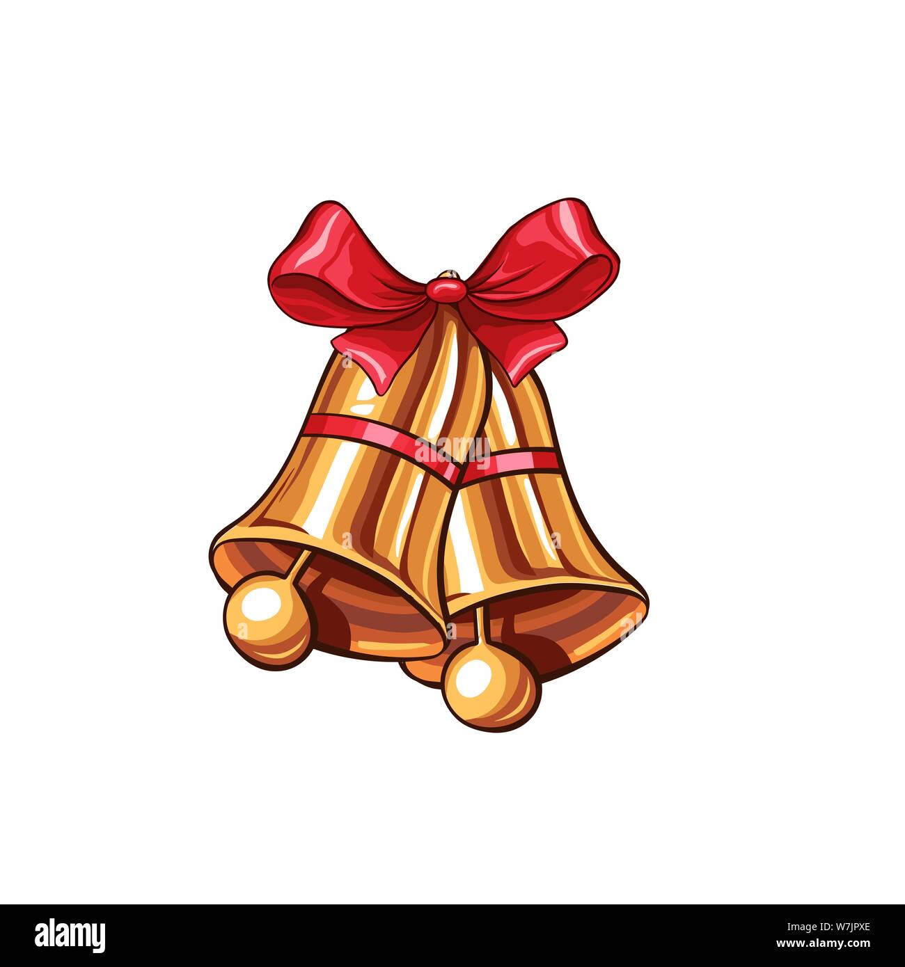 Christmas bell clipart hi-res stock photography and images - Alamy