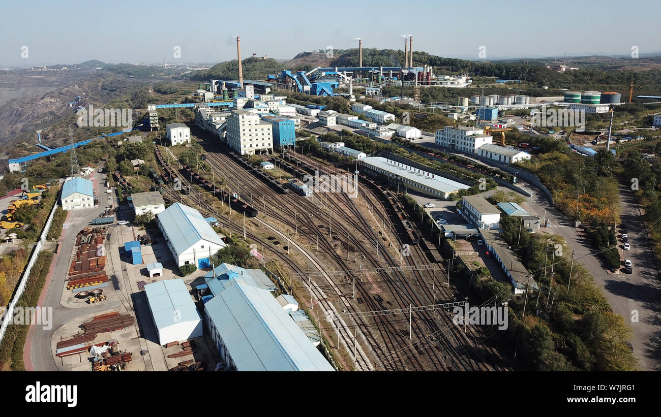 Open pit coal mine liaoning hi-res stock photography and images - Alamy