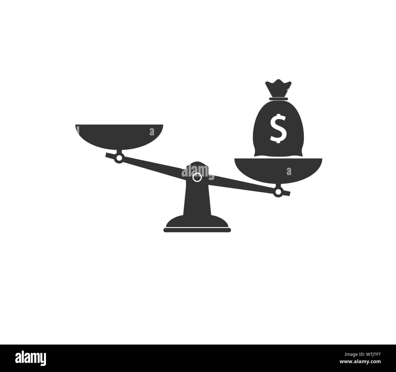 Coin scale Stock Vector Images - Alamy