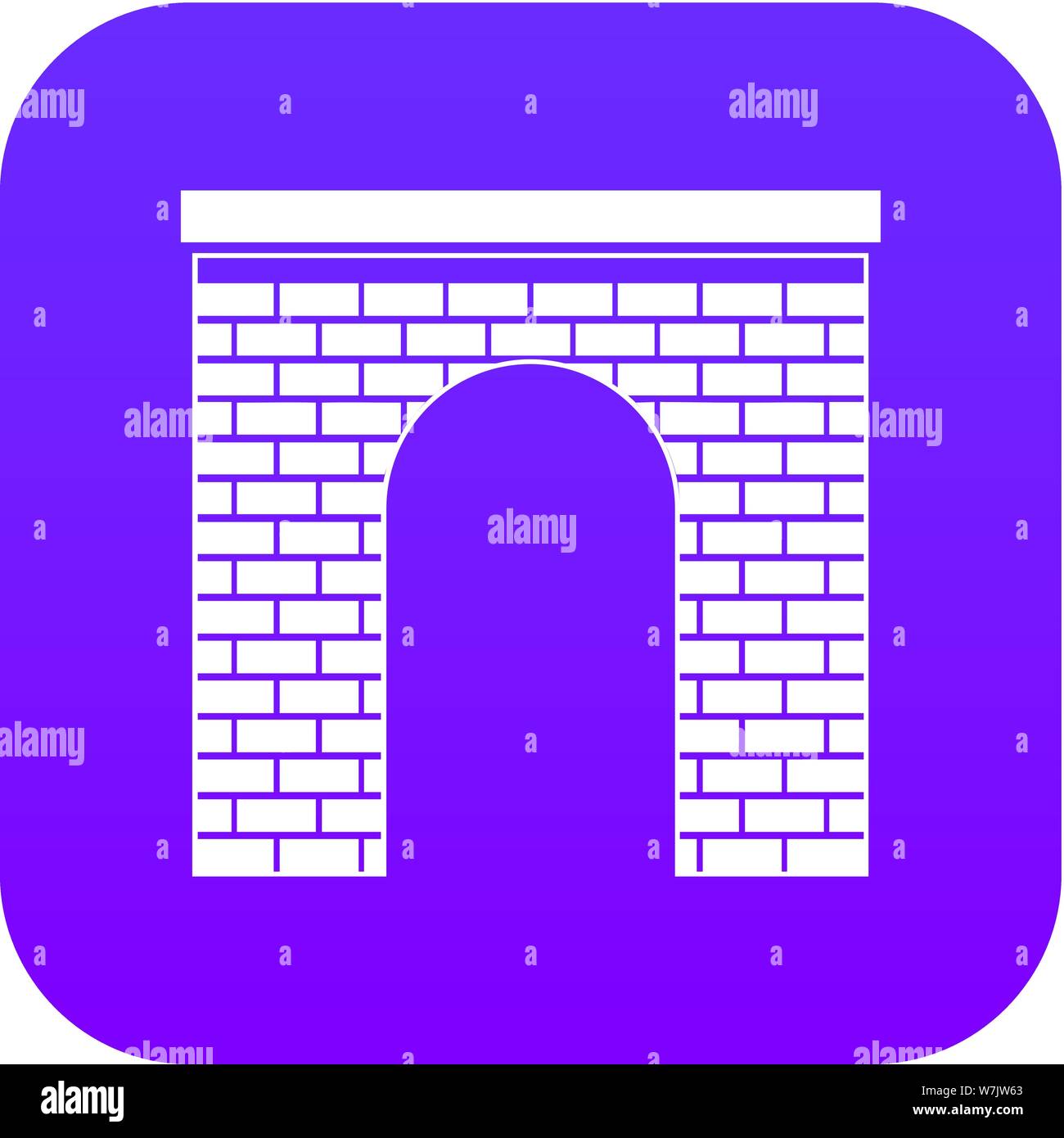 Arch icon digital purple Stock Vector Image & Art - Alamy