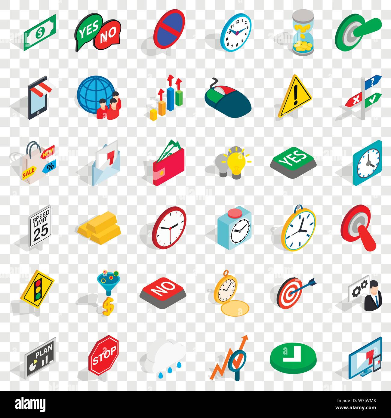 Device icons set, isometric style Stock Vector Image & Art - Alamy