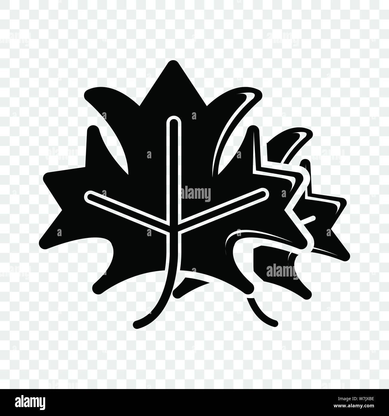 Maple icon, simple black style Stock Vector Image & Art - Alamy