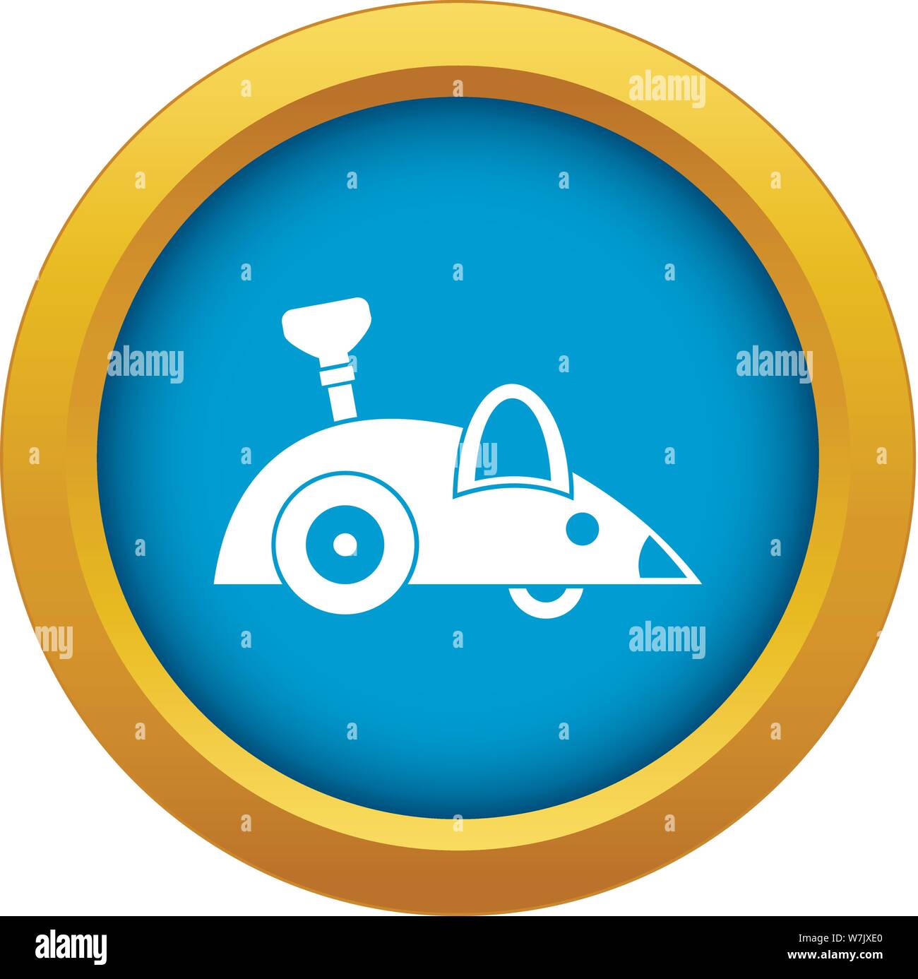 Clockwork mouse icon blue vector isolated Stock Vector Image & Art - Alamy