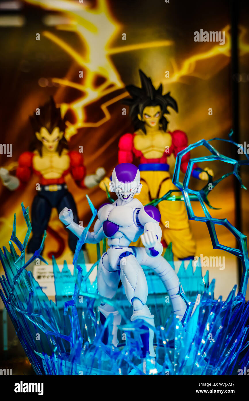 Tokyo, Japan - May 11, 2019: Dragon ball on display. Yodobashi Akiba in ...