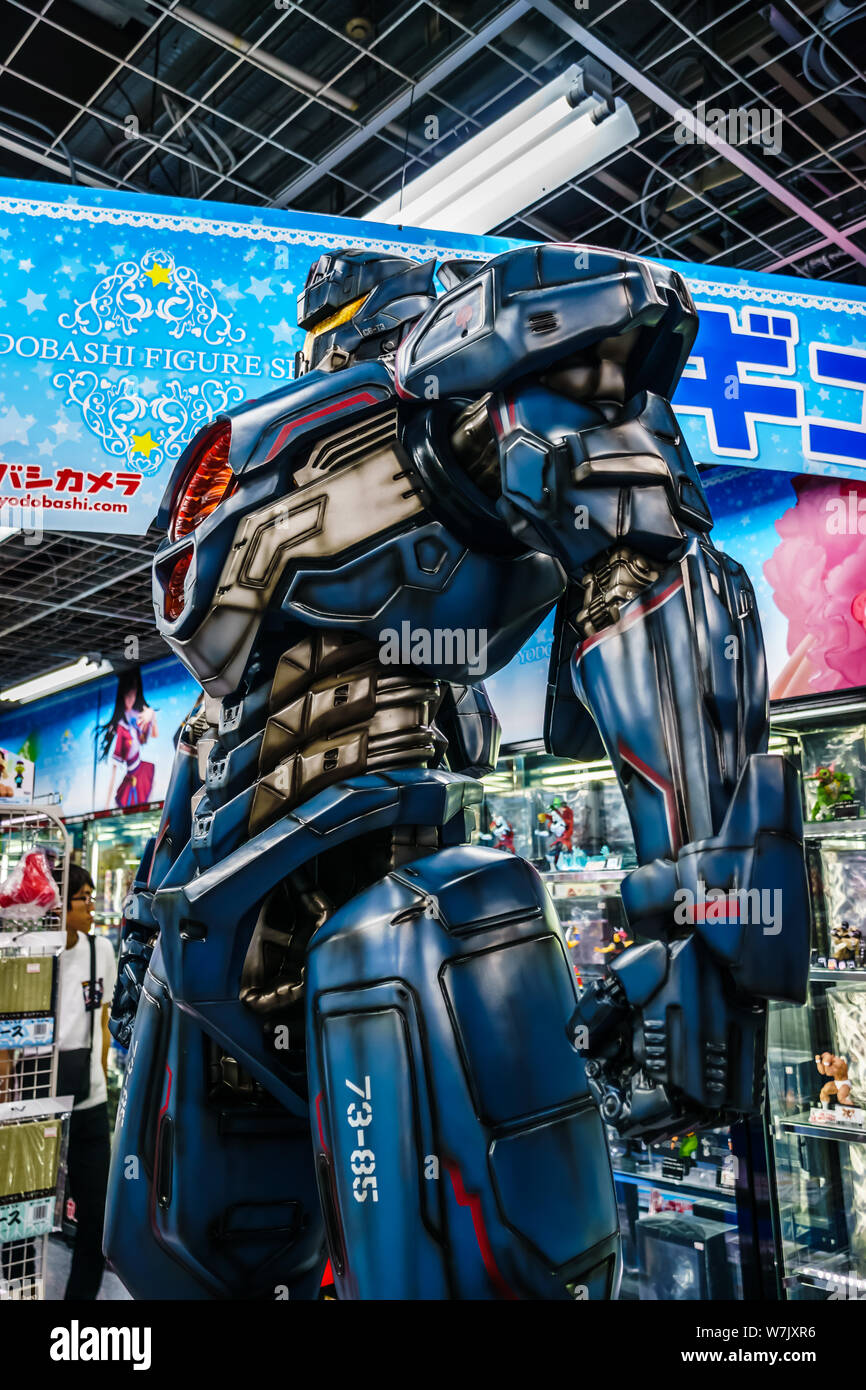 Tokyo, Japan - May 11, 2019: Jaeger Gypsy Avenger on display. Yodobashi ...