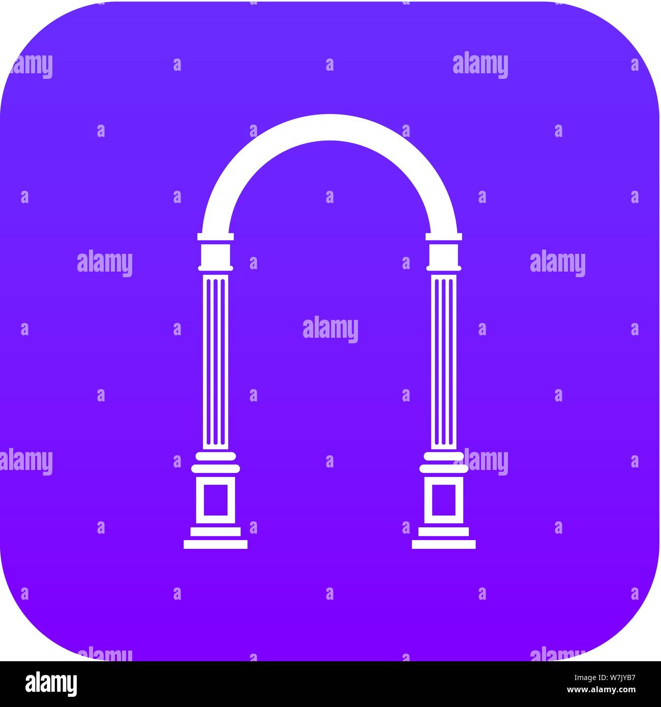 Purple pillar Stock Vector Images - Alamy