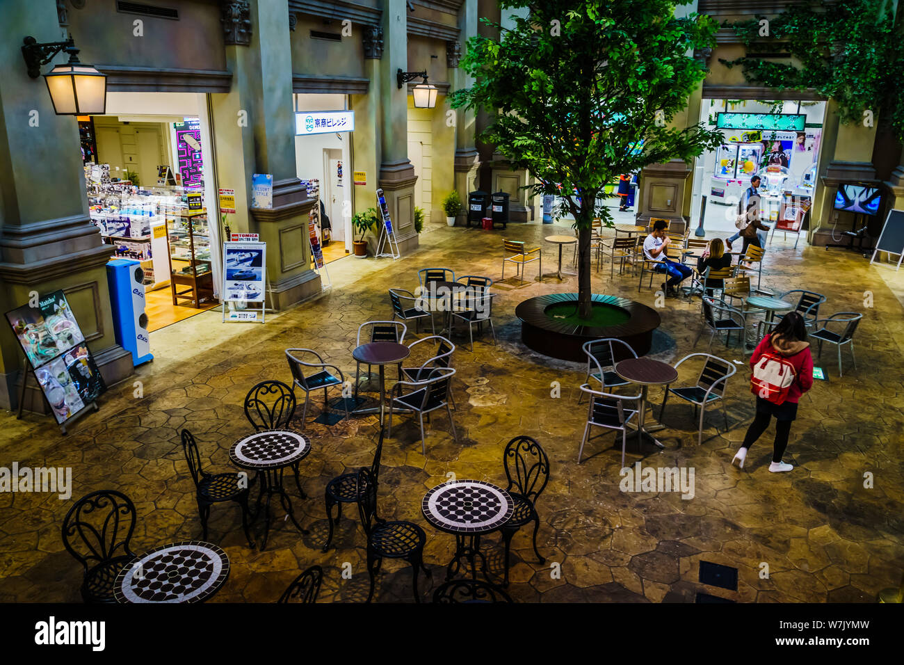 Tokyo, Japan - May 12, 2019: VenusFort outlet store in Odaiba will ...