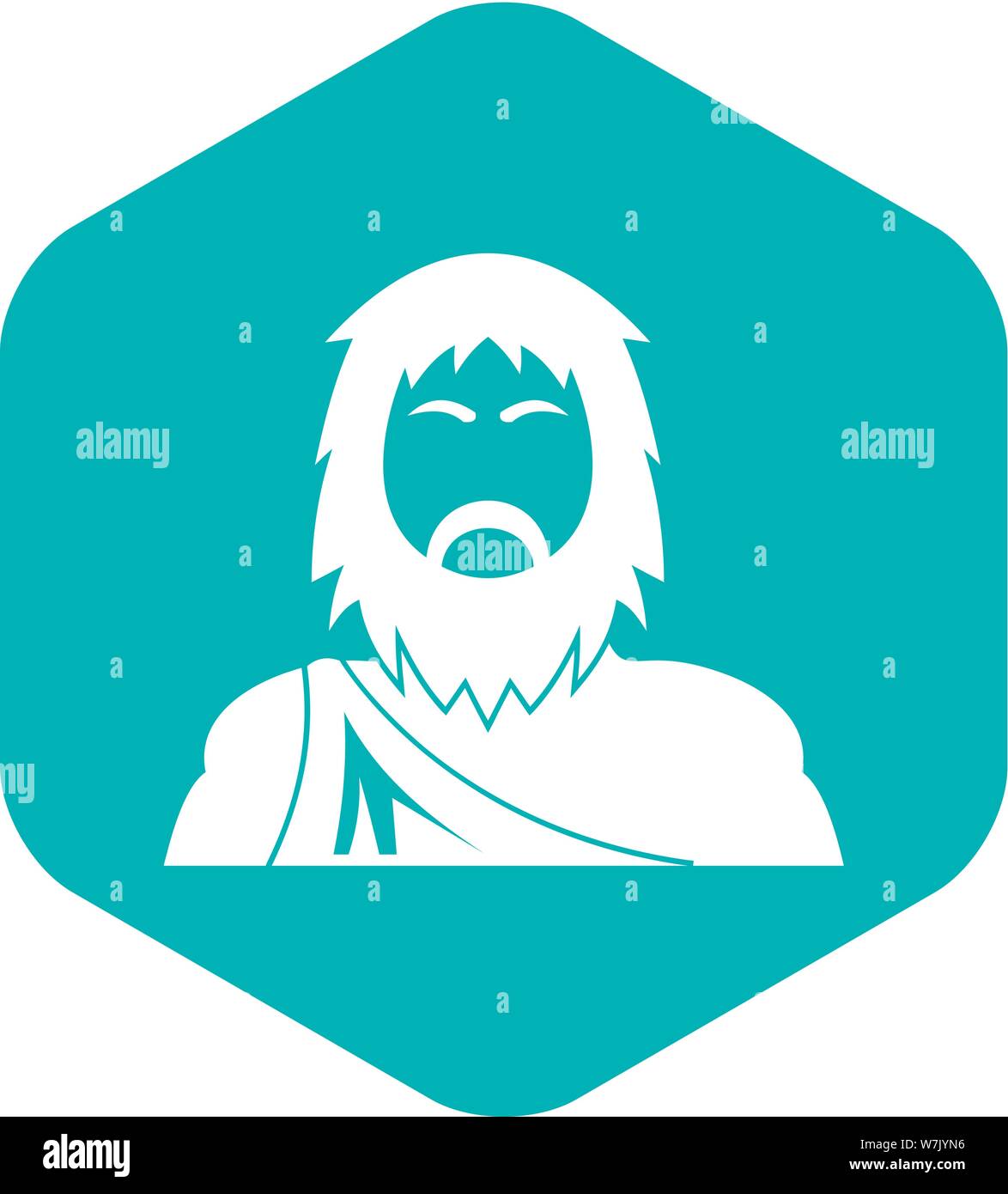 Neanderthal icon, simple style Stock Vector Image & Art - Alamy