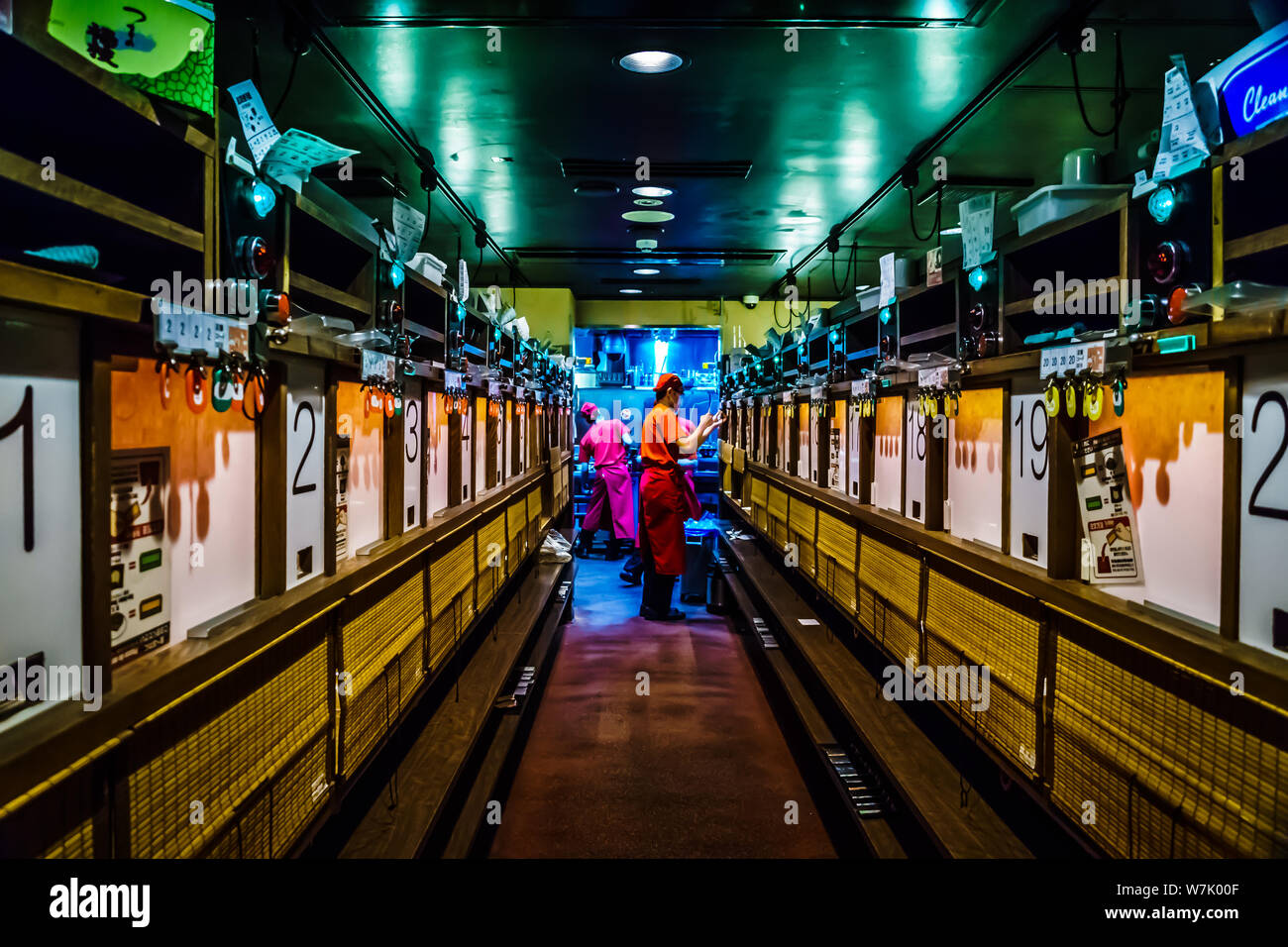 Tokyo, Japan - May 12, 2019: Ichiran Ramen is a popular ramen in Japan ...