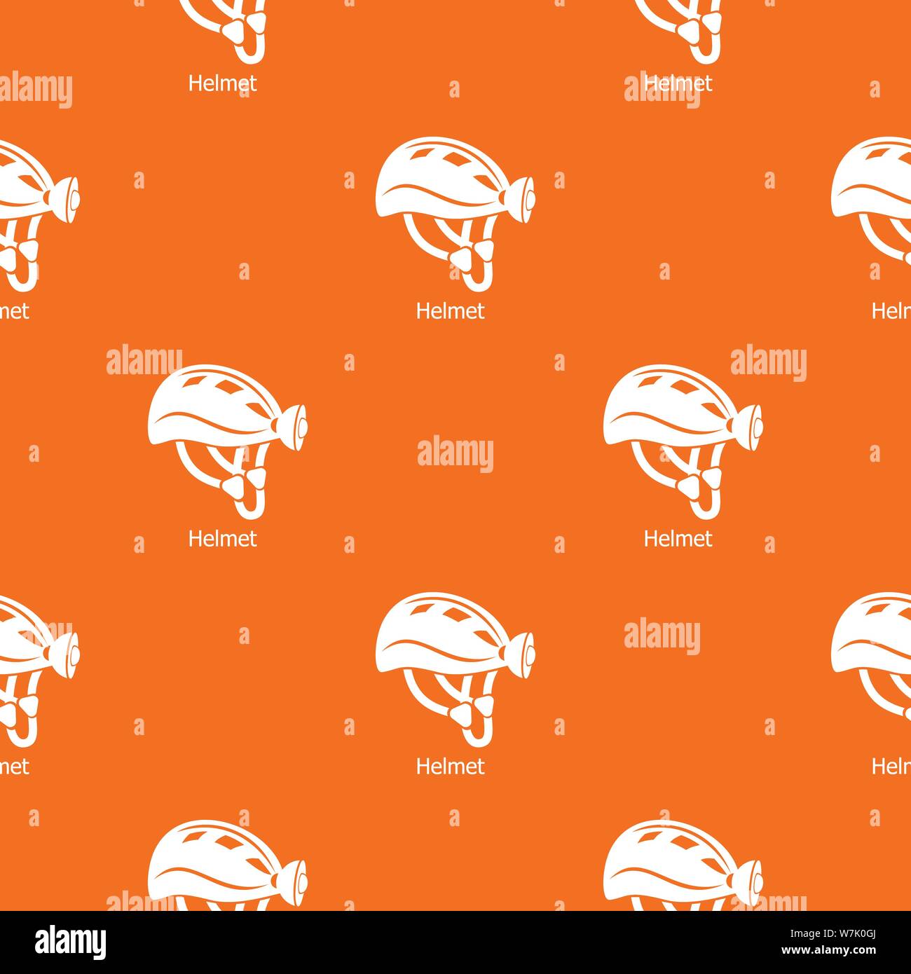 Helmet pattern vector orange Stock Vector Image & Art - Alamy