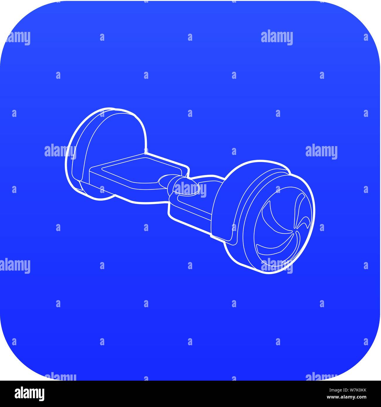 Small segway icon blue vector Stock Vector Image & Art - Alamy