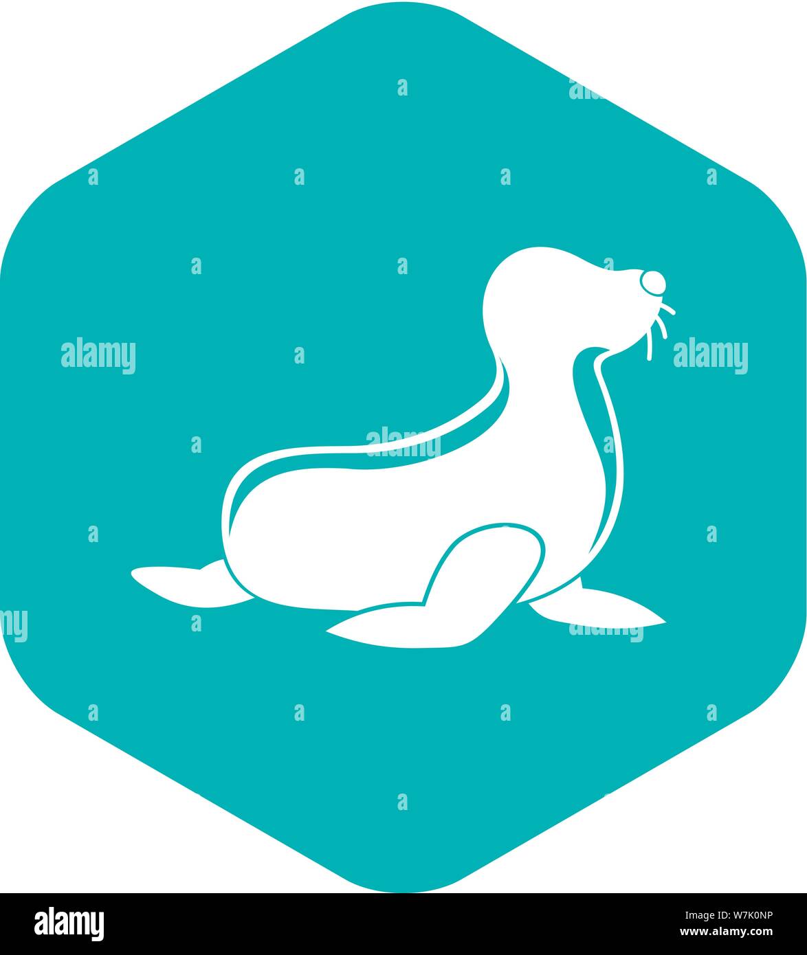Seal icon, simple style Stock Vector Image & Art - Alamy