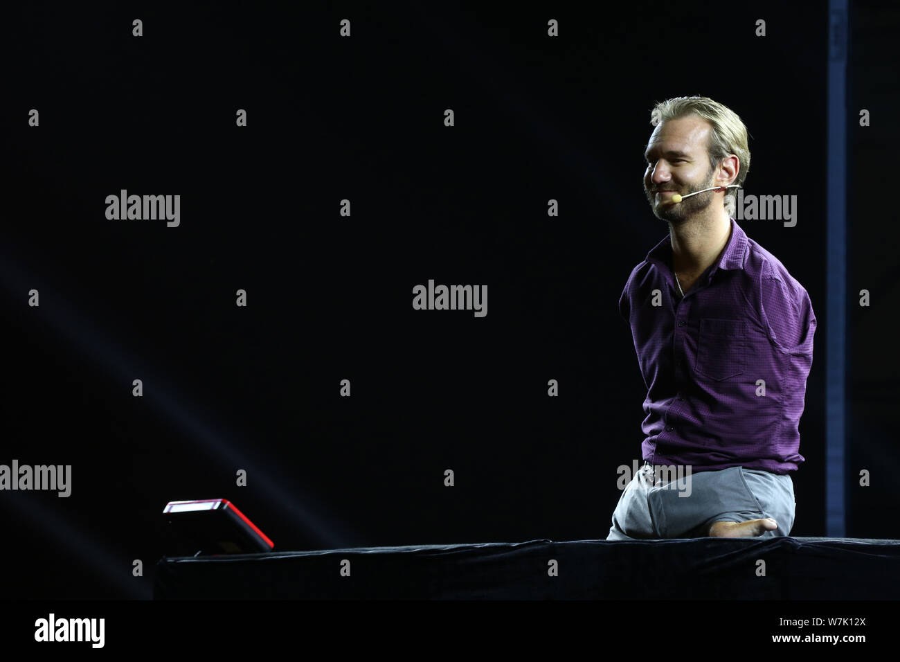 Australian Christian evangelist and motivational speaker Nick Vujicic ...