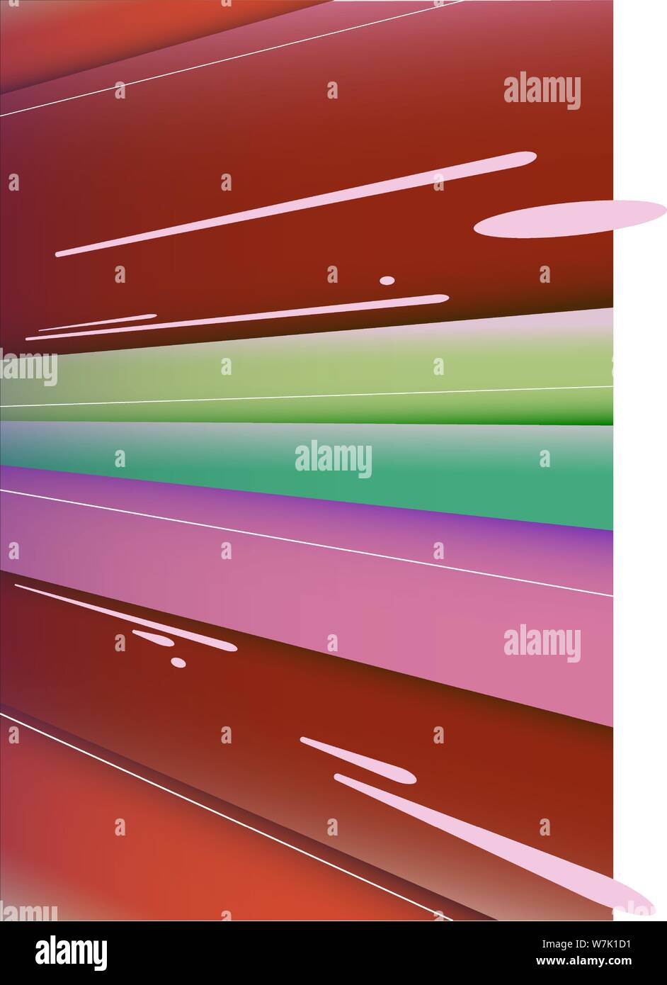 Vector image of a concept of fast forward movement. Modern pink, pastel ...