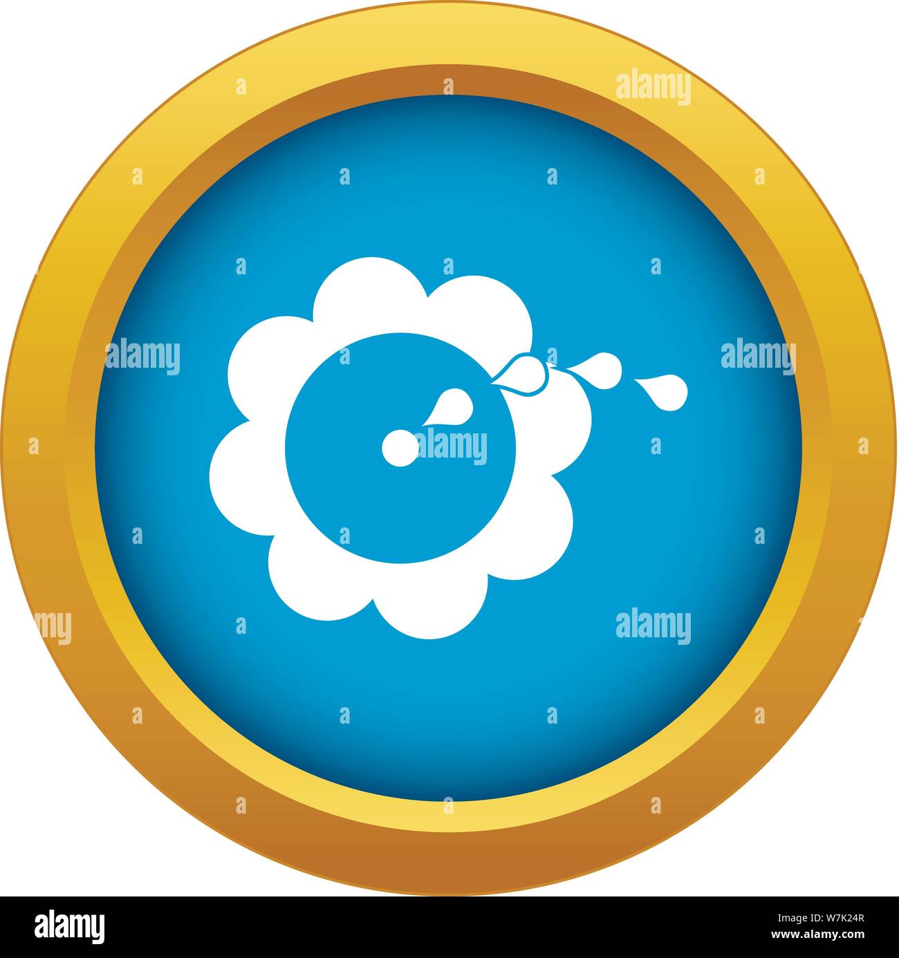 Watering flower icon blue vector isolated Stock Vector Image & Art - Alamy