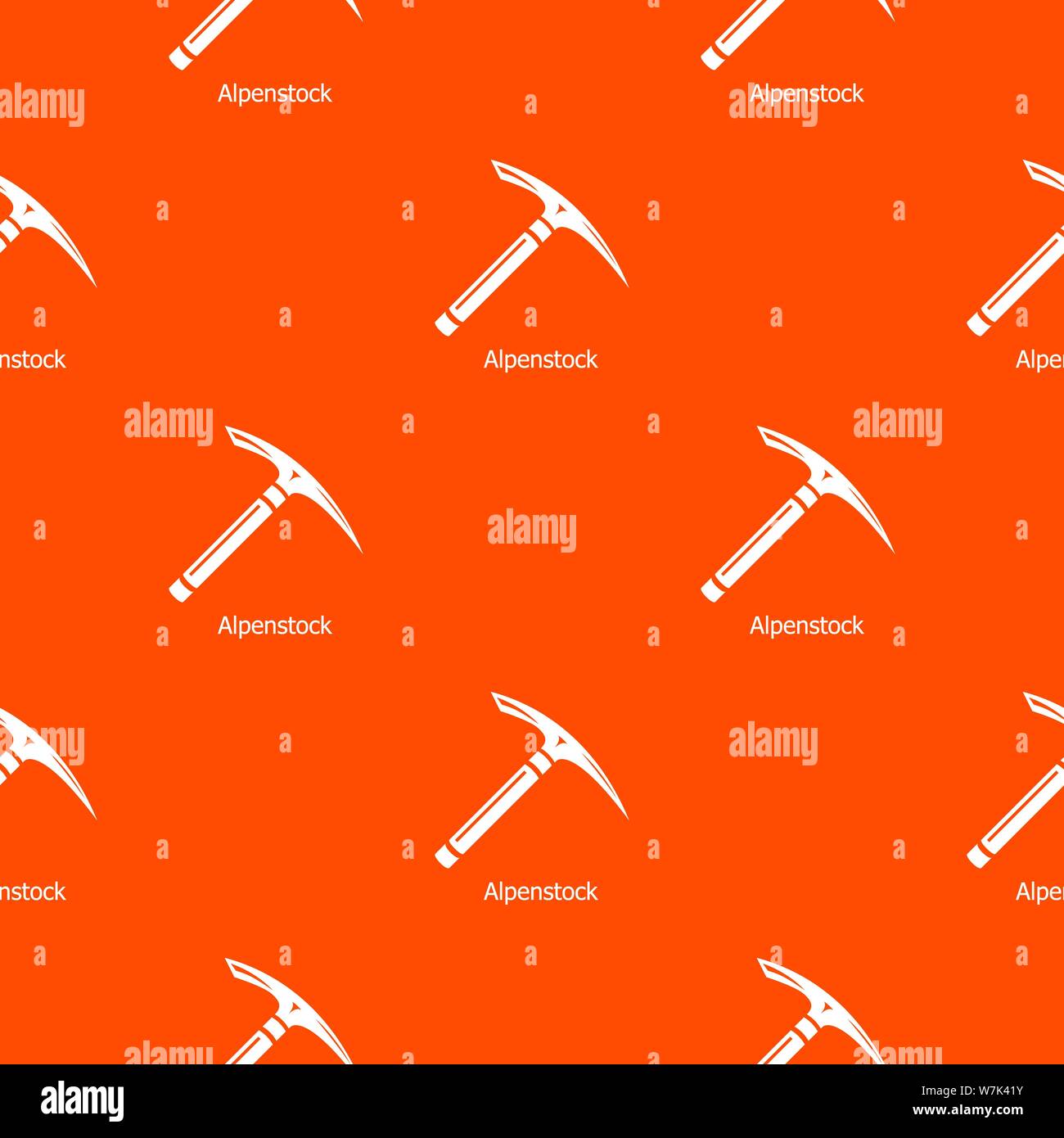 Pickaxe pattern vector orange Stock Vector Image & Art - Alamy