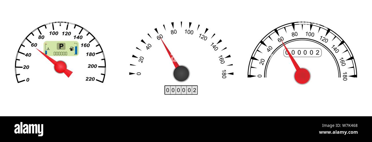 Simple Speedometer Vector