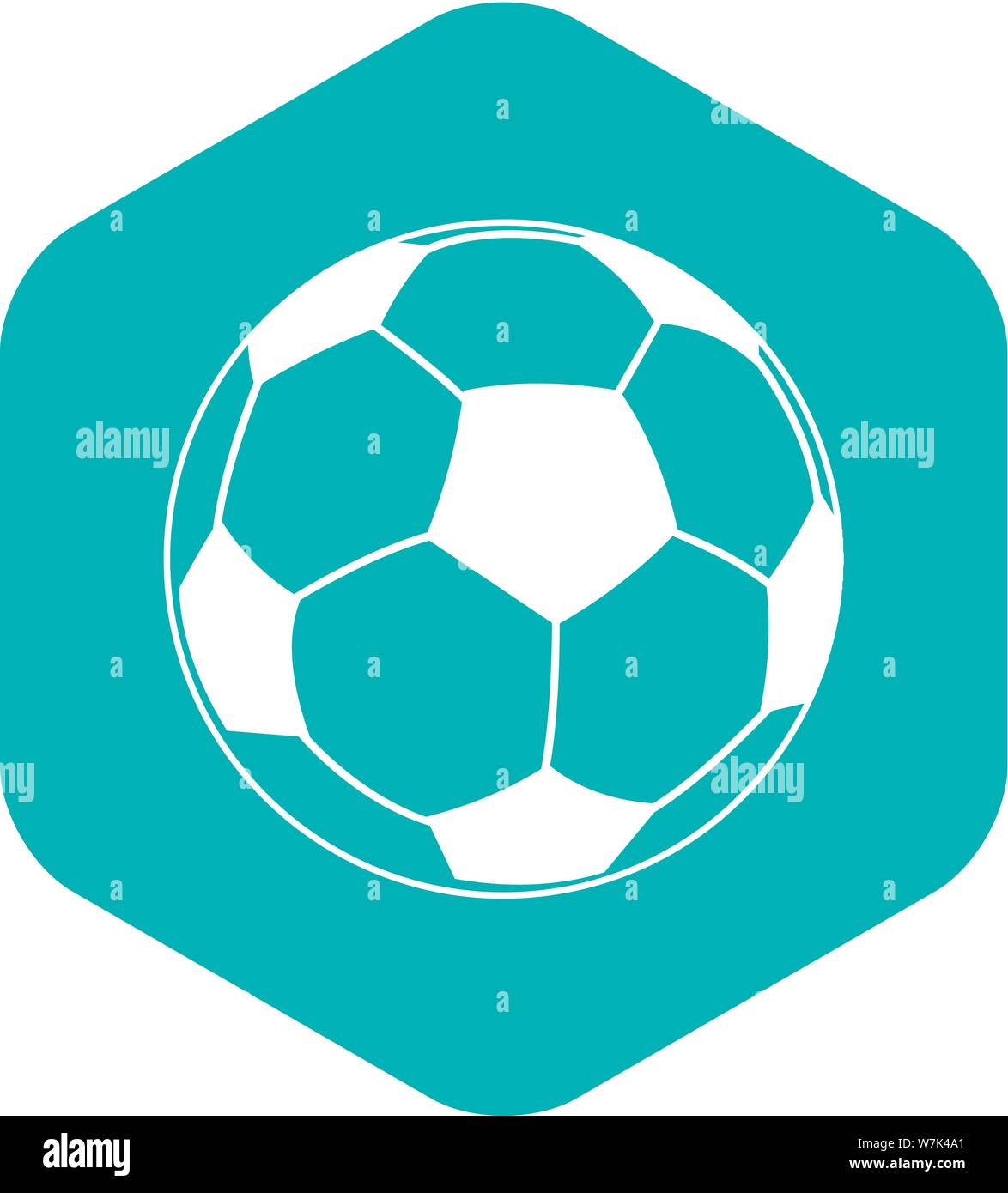 Football icon, simple style Stock Vector Image & Art - Alamy