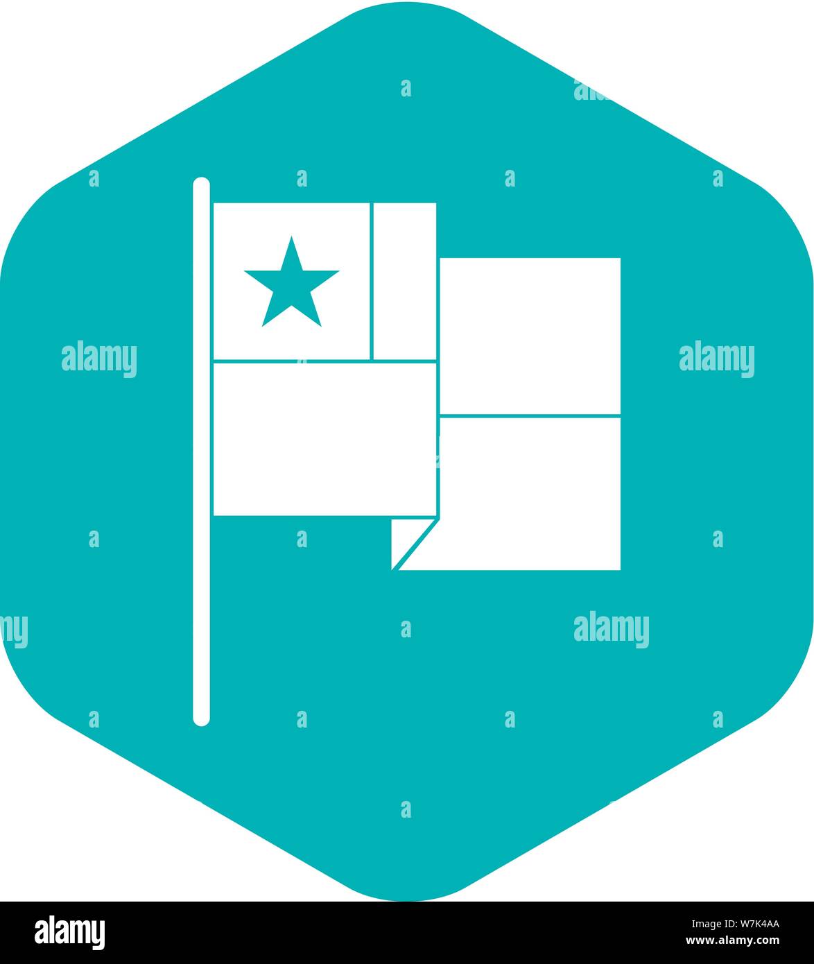 Chile flag icon, simple style Stock Vector Image & Art - Alamy