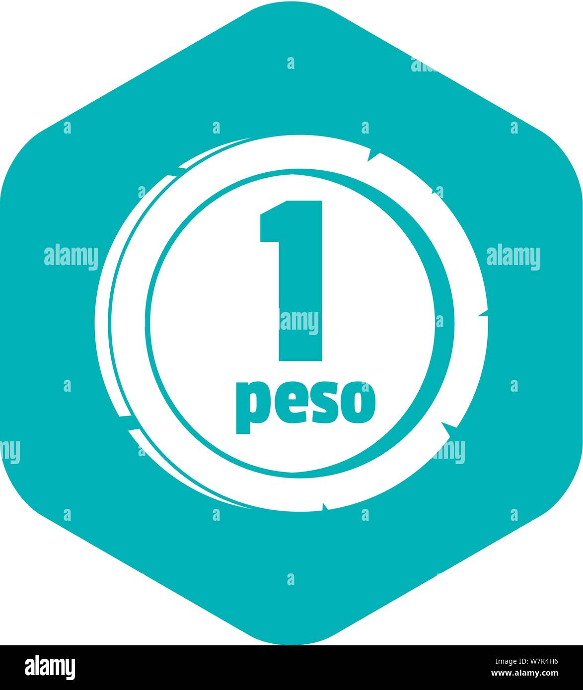 Peso icon, simple style Stock Vector Image & Art - Alamy