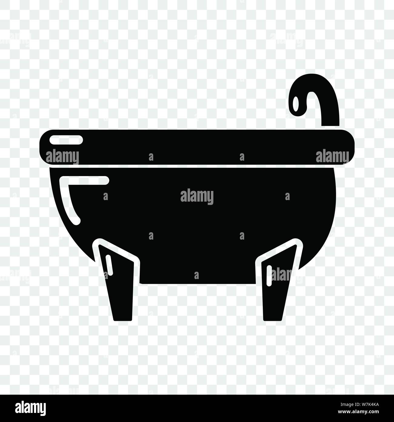 Vintage faucet bathtub Black and White Stock Photos & Images - Alamy
