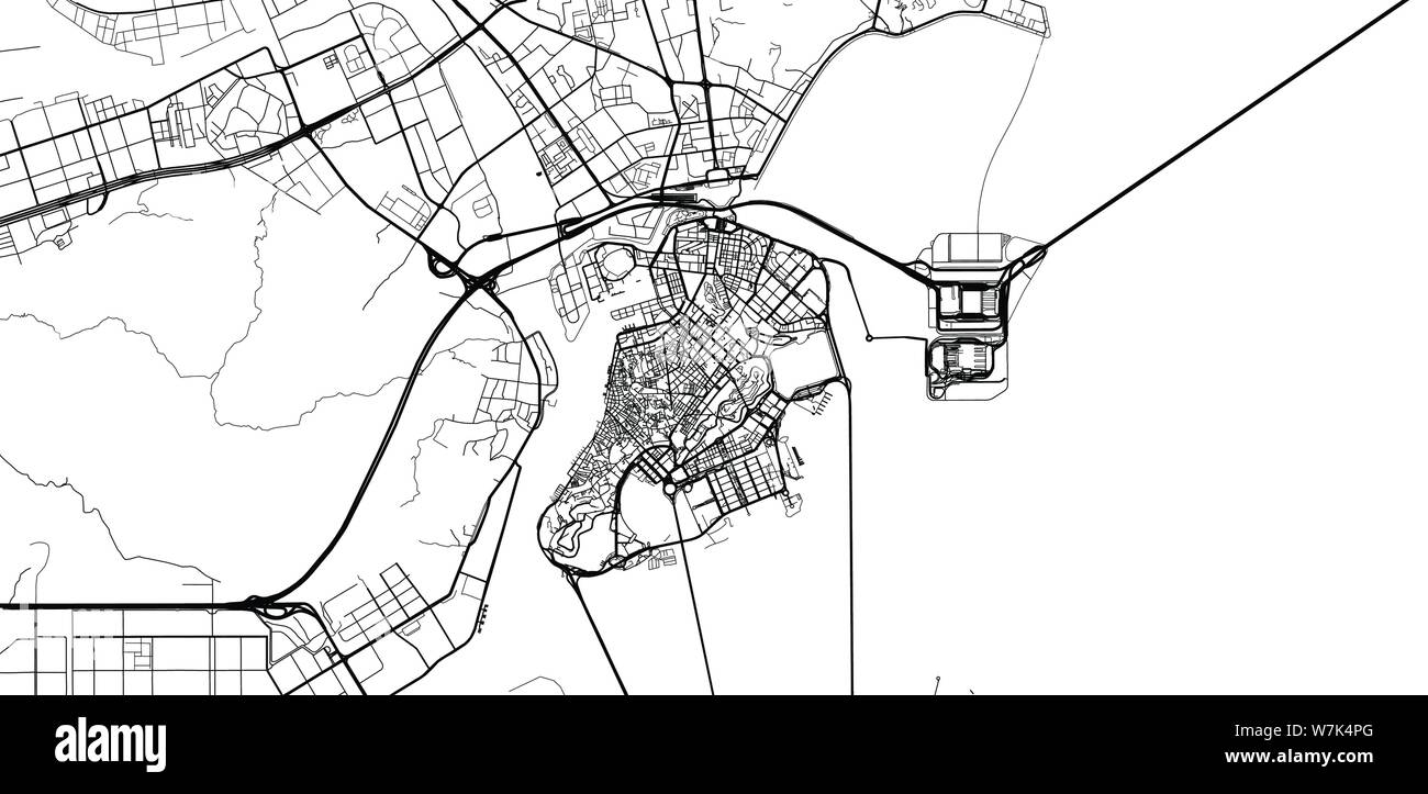 Urban vector city map of Macau, China Stock Vector Image & Art - Alamy