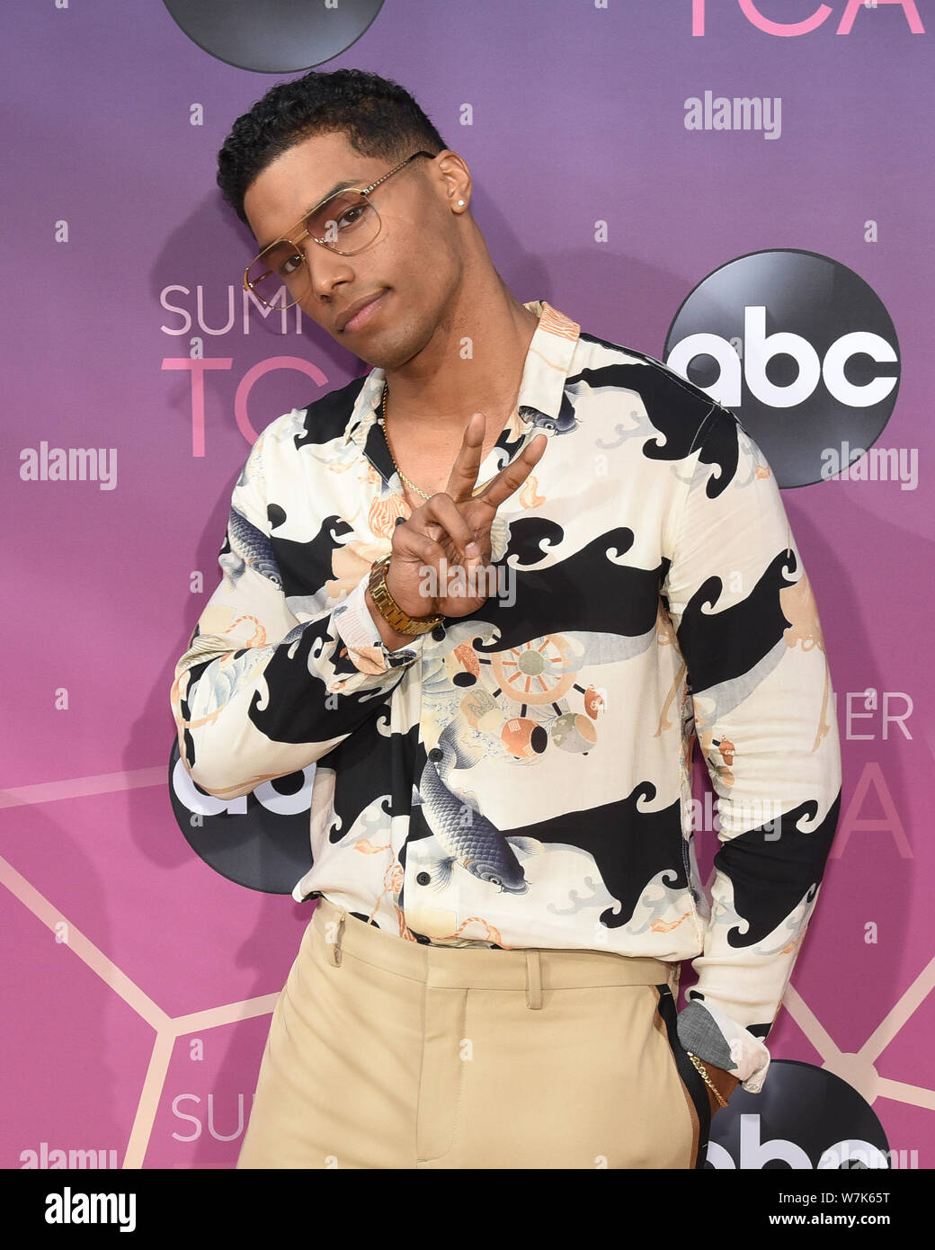 August 5, 2019, West Hollywood, California, USA: Rome Flynn attends ABC ...