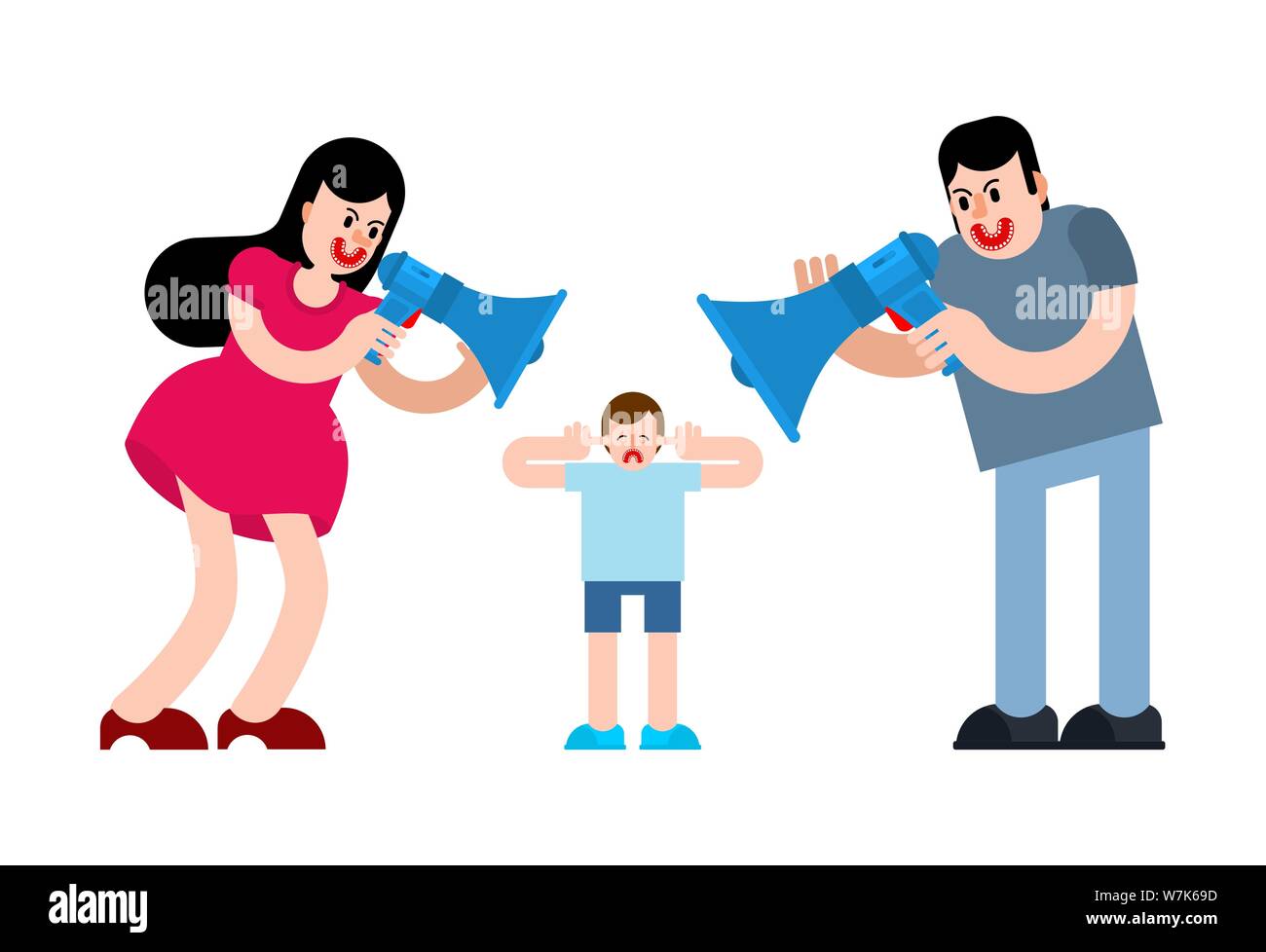 Cartoon Angry Dad High Resolution Stock Photography and Images - Alamy
