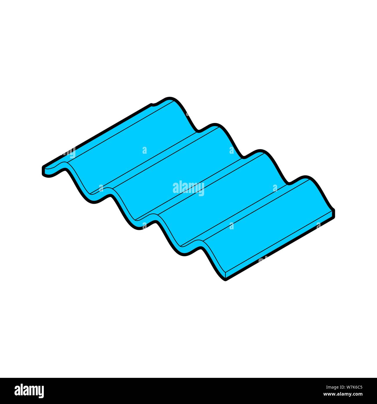 Wave isometric style. ocean wave vector illustration Stock Vector Image ...