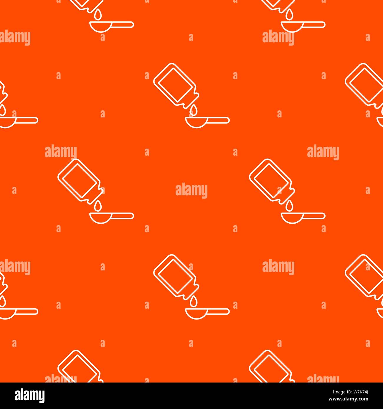Medical syrup pattern vector orange Stock Vector Image & Art - Alamy