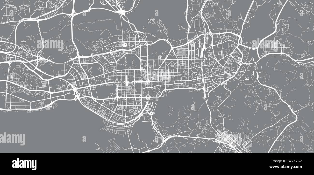 Shenzhen aerial Stock Vector Images - Alamy