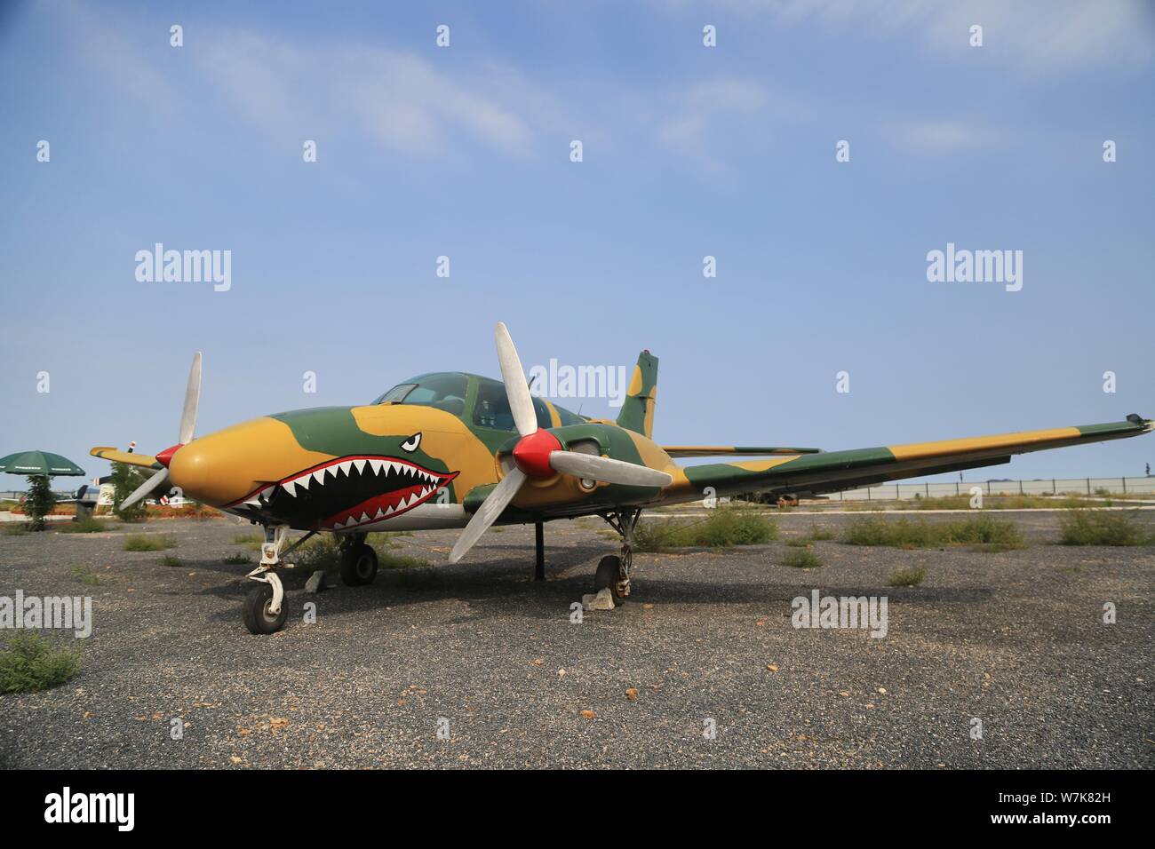A World War II-era plane is on display at China's first aviation museum ...