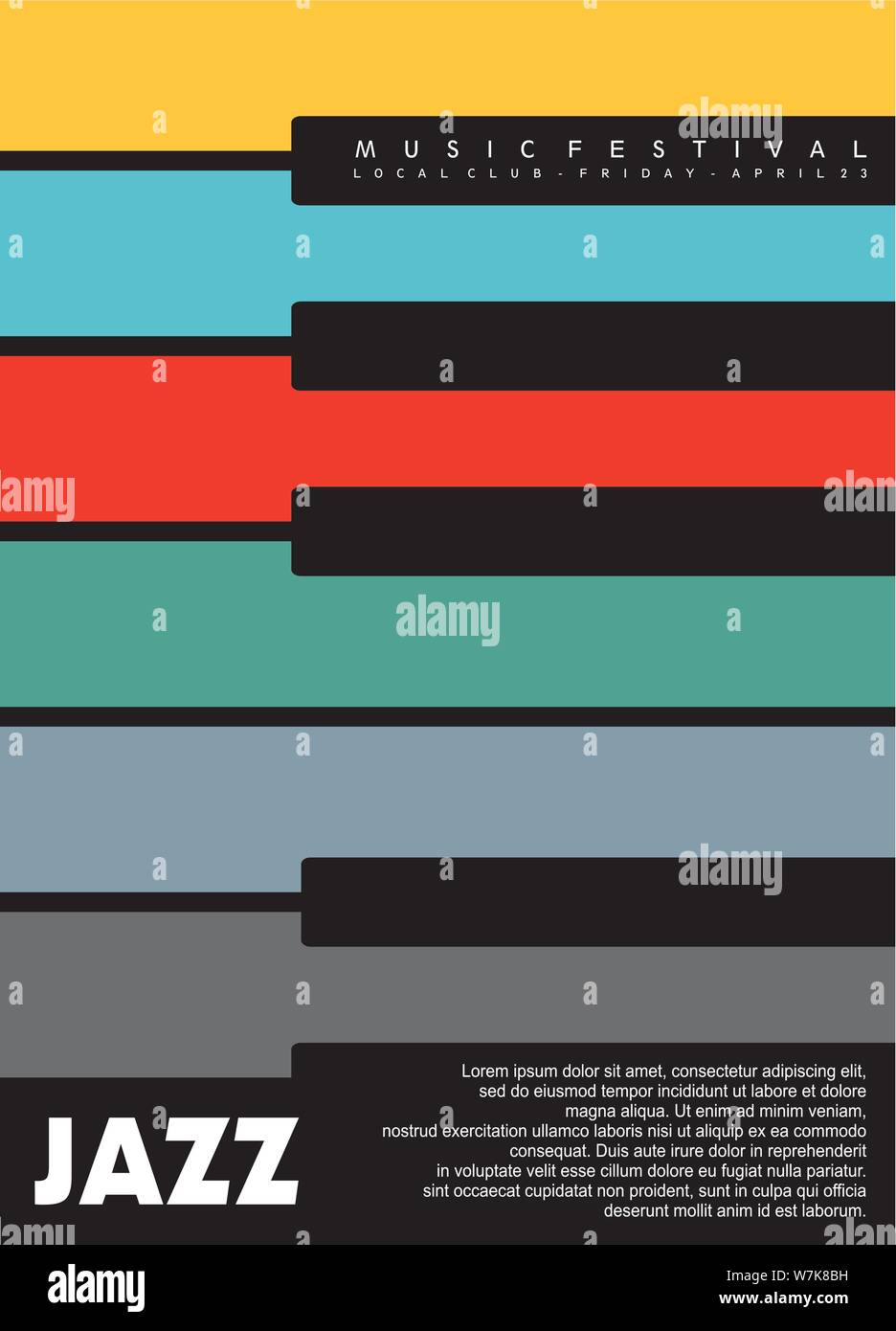 Live jazz festival Stock Vector Images - Alamy