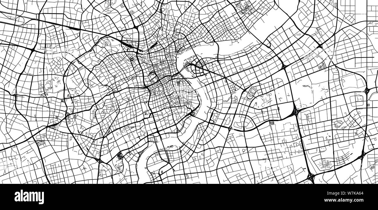 Shanghai area Stock Vector Images - Alamy