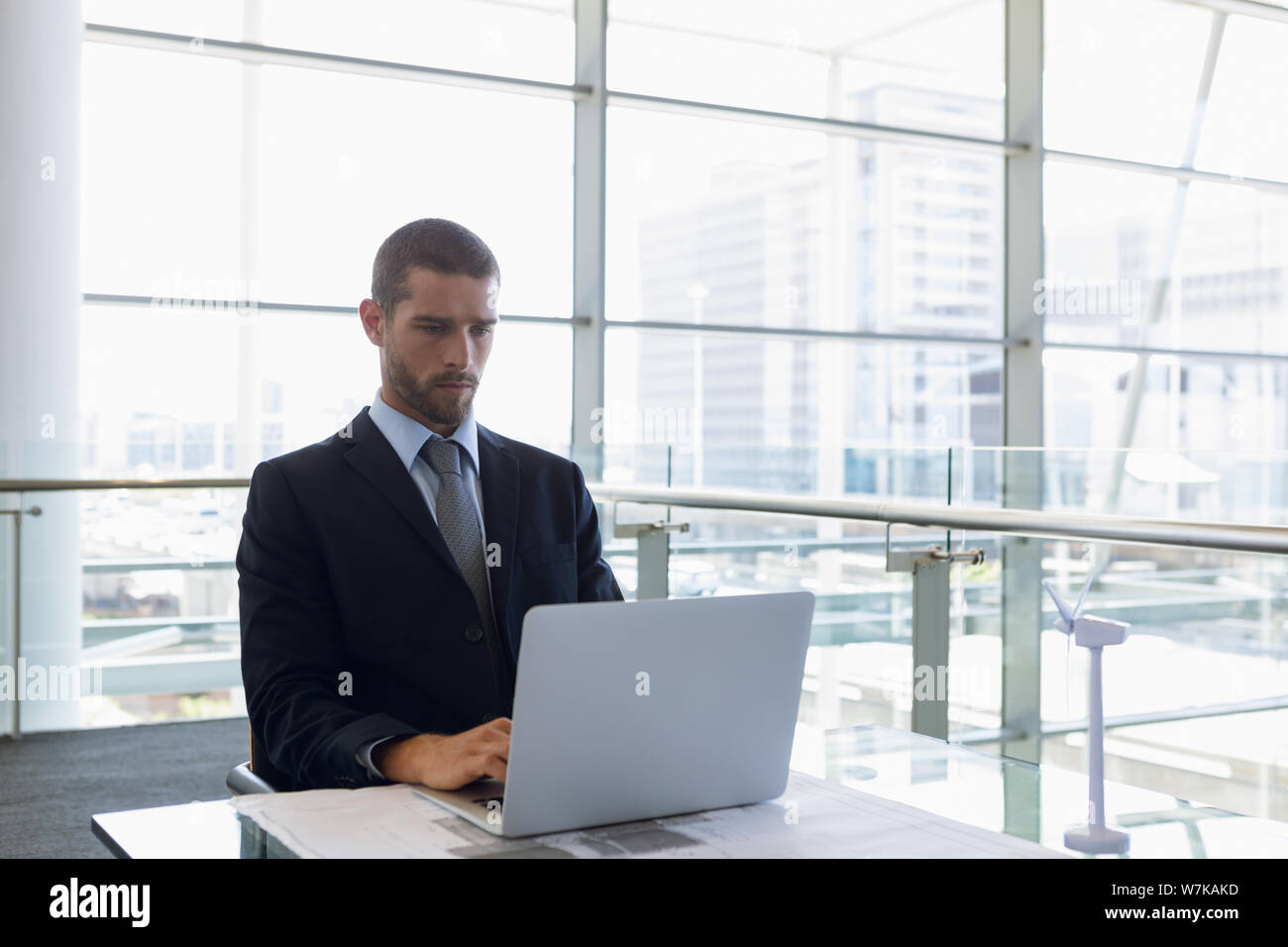 Young man work laptop in hi-res stock photography and images - Alamy