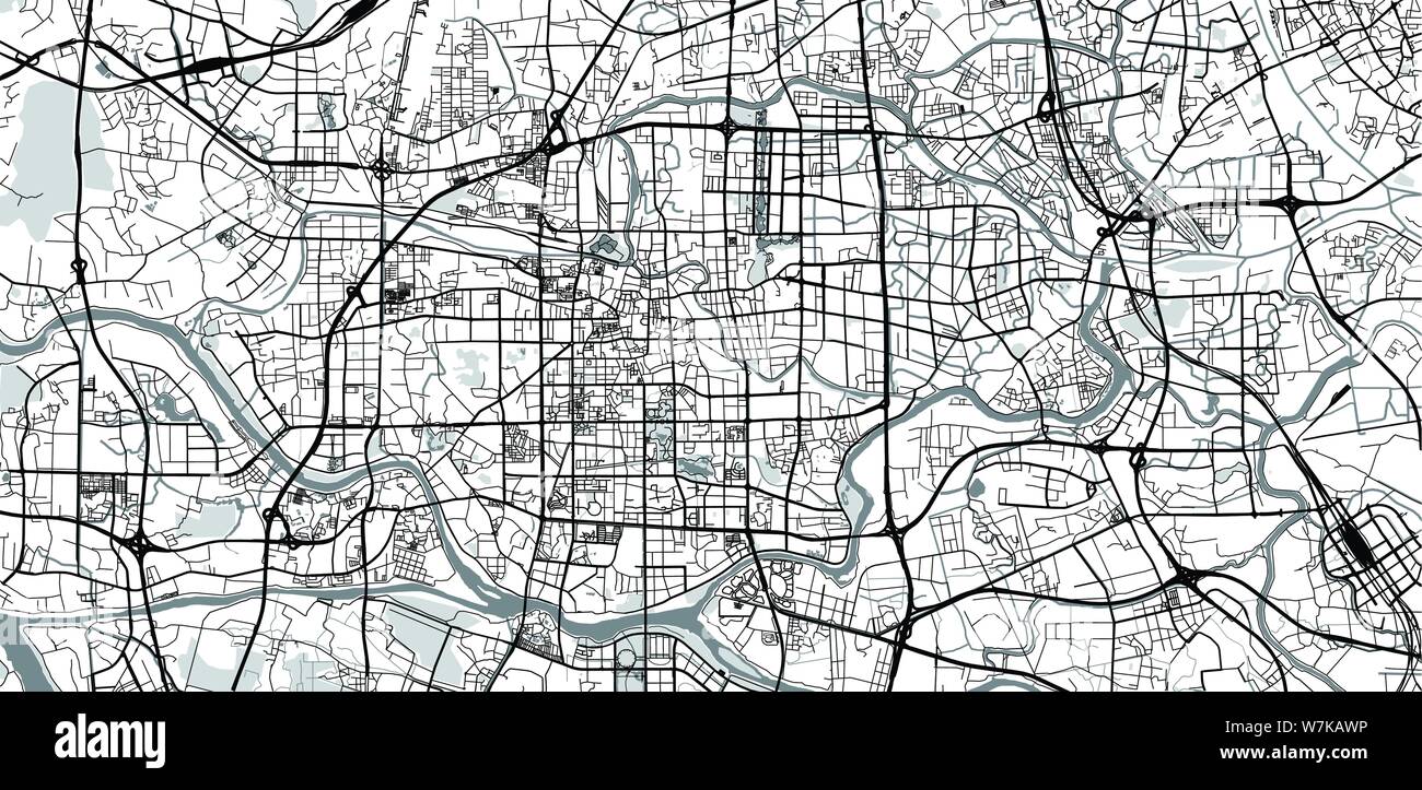 Urban vector city map of Foshan, China Stock Vector Image & Art - Alamy