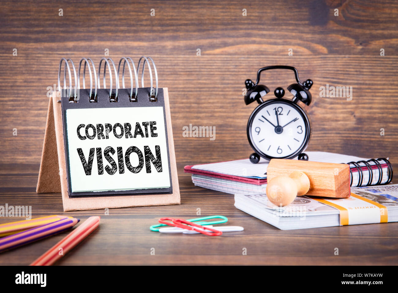 Corporate Vision concept. Business and success Stock Photo - Alamy