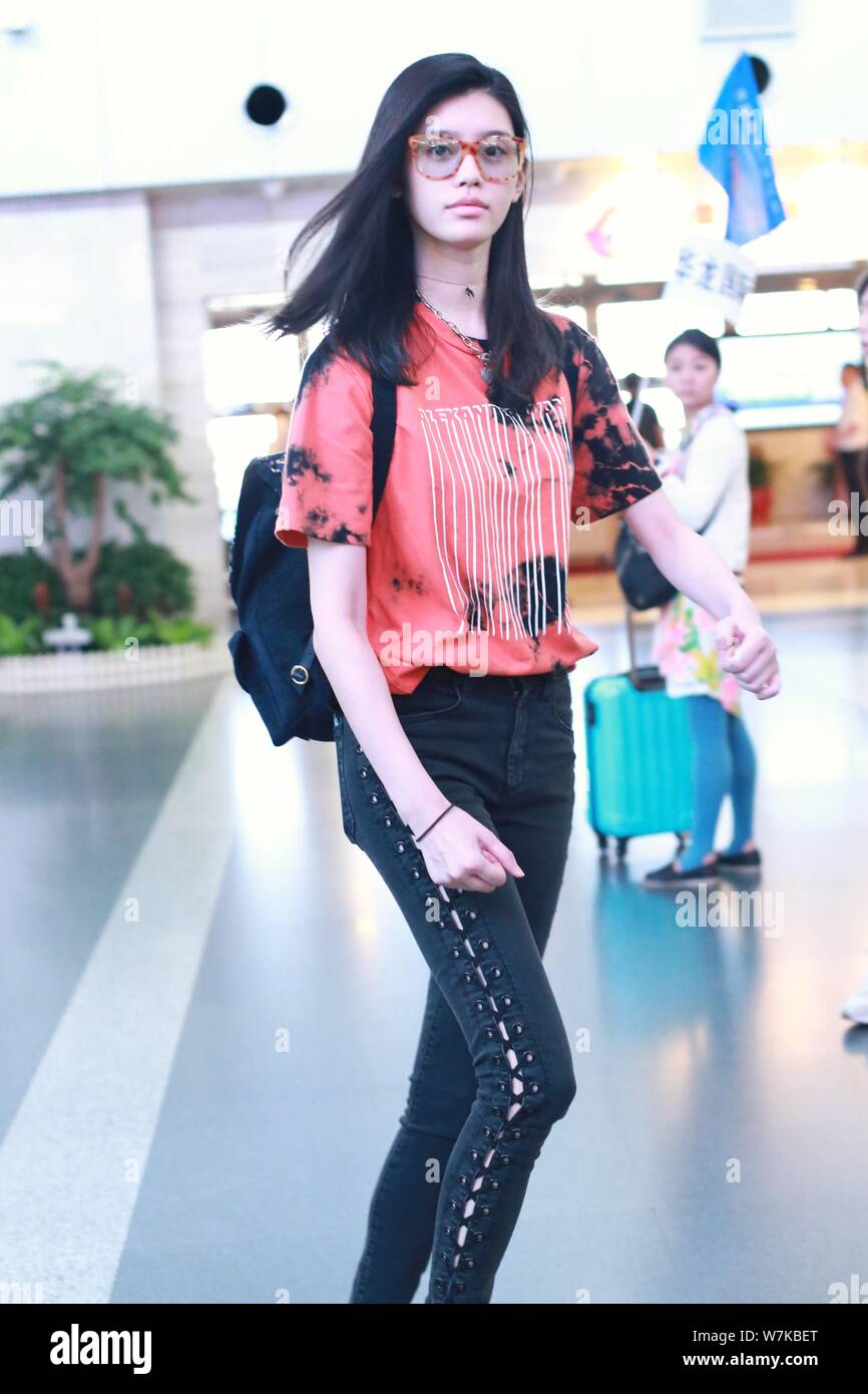 Chinese supermodel Xi Mengyao, better known as Ming Xi, is pictured at ...