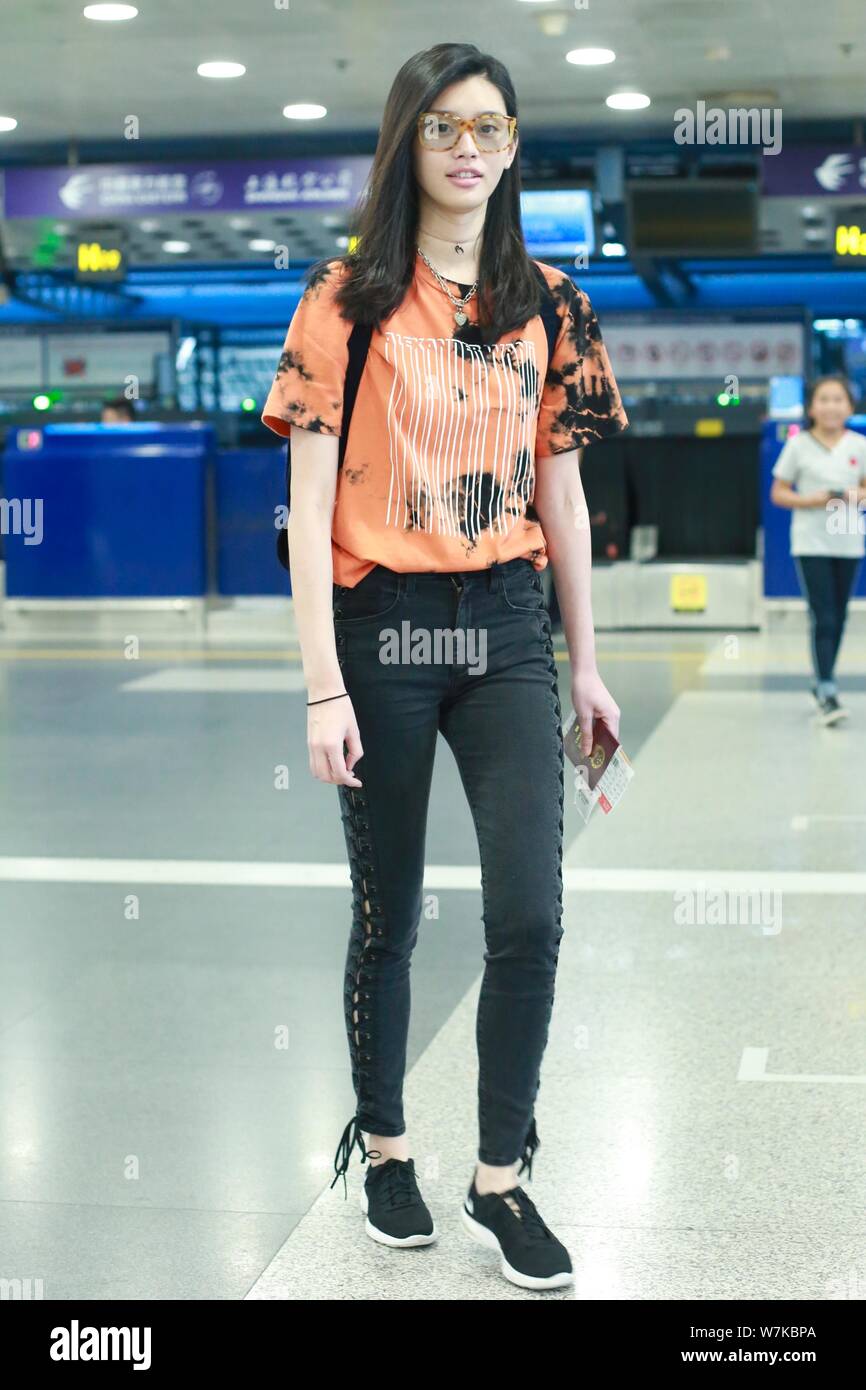 Chinese supermodel Xi Mengyao, better known as Ming Xi, is pictured at ...