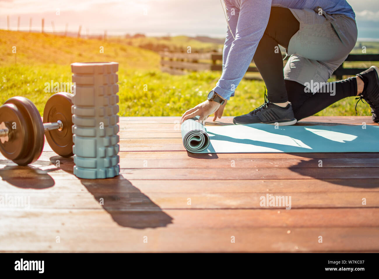 Deck workout hi-res stock photography and images - Alamy