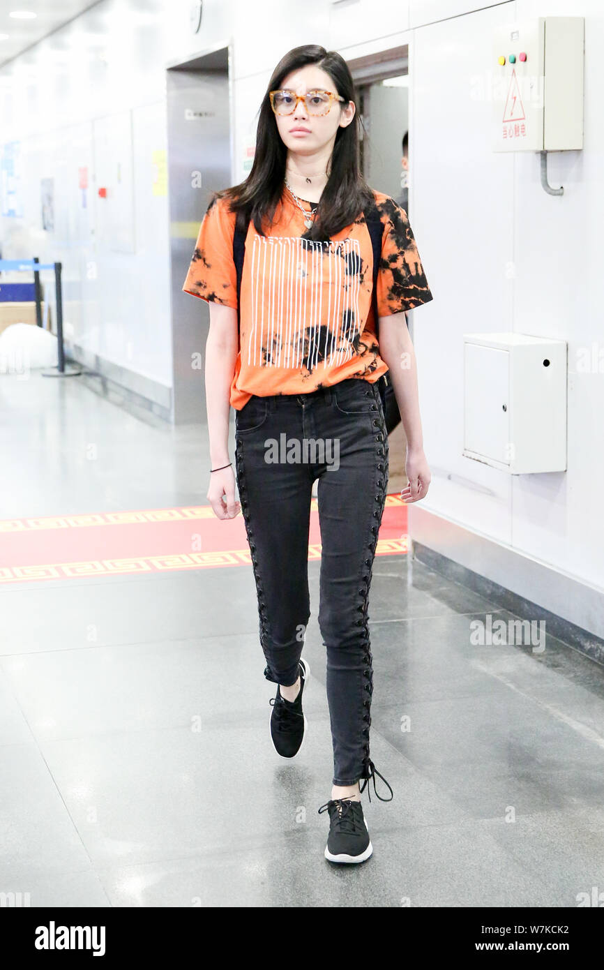 Chinese supermodel Xi Mengyao, better known as Ming Xi, is pictured at ...